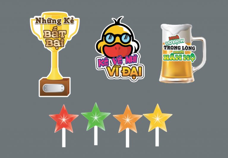 | In decal dán formex cho Standee chân sắt, Standee foam