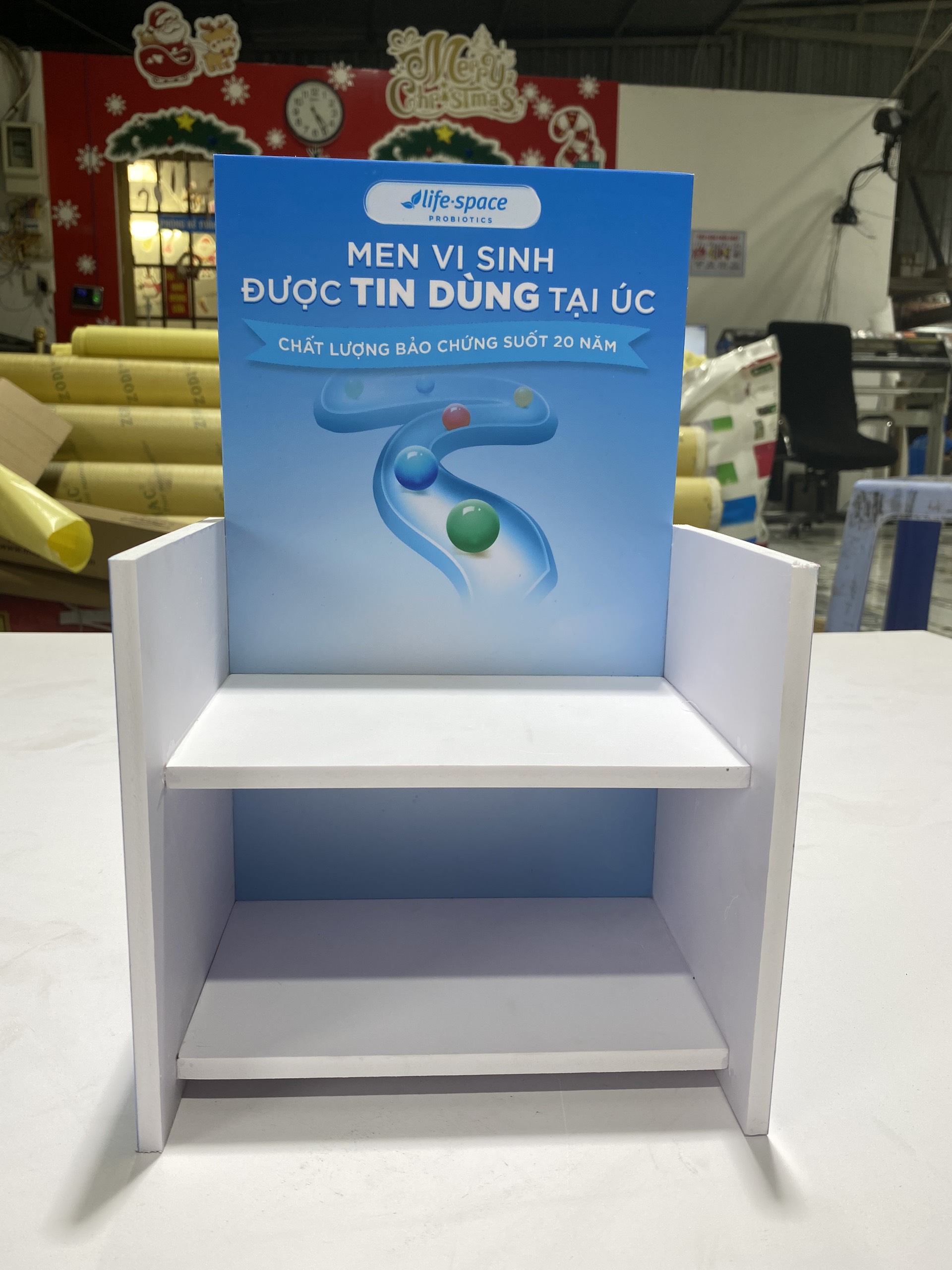 | Booth sampling nhựa có BÁNH XE, Booth tiêu chuẩn cho Siêu thị, TTTM..